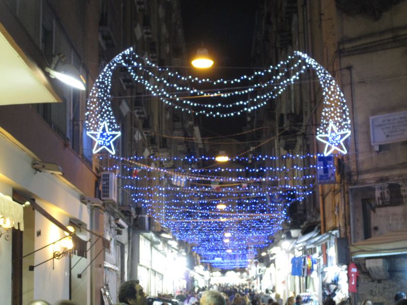 Luminarie Antiracket al centro storico - Napoli ZON