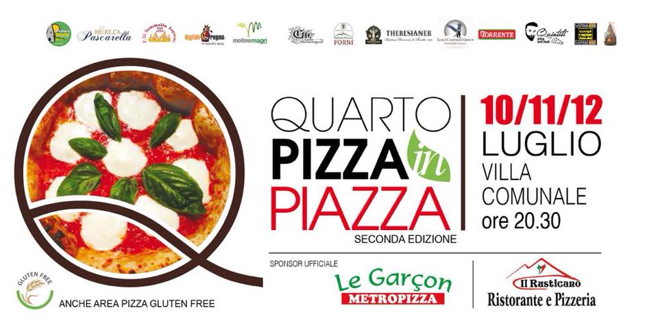Quarto pizza in piazza: la quarta edizione in villa comunale