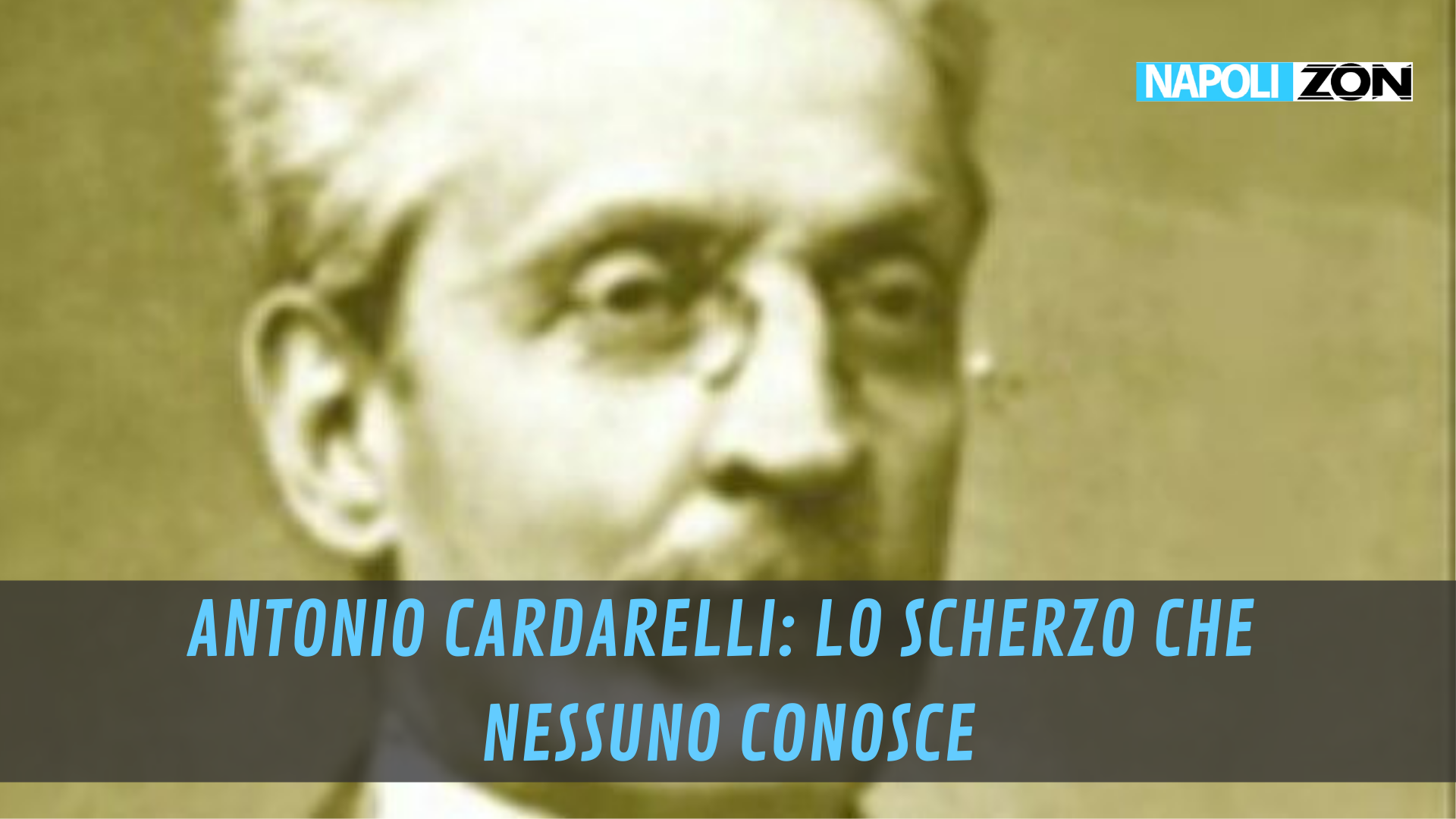 Antonio Cardarelli: lo scherzo che nessuno conosce e che... - Napoli ZON