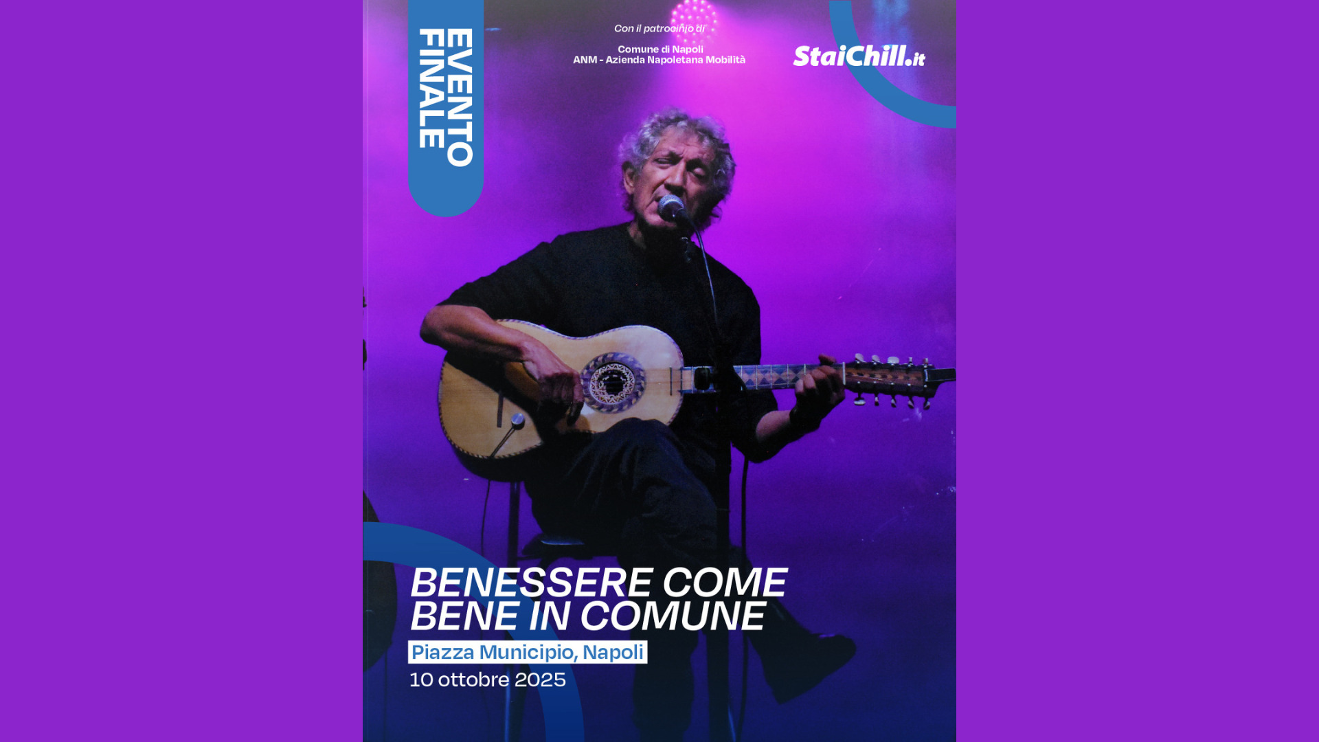 Questa sera concerto gratuito Enzo Bennato a Napoli: i dettagli