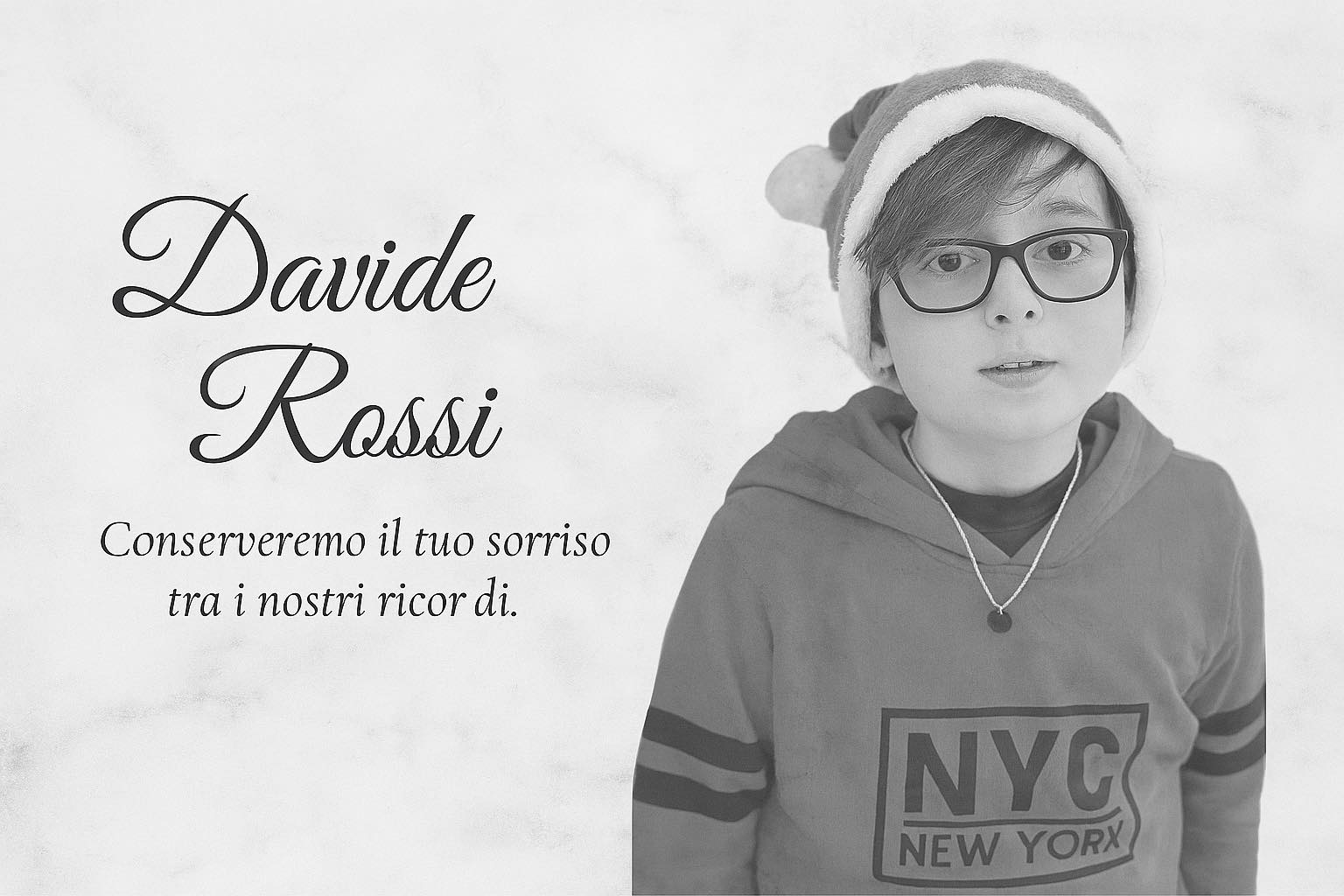 Lutto ad Afragola: addio a Davide Rossi, morto a soli 14 Anni - Napoli ZON