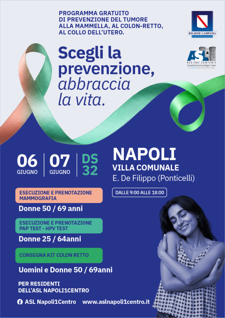 Napoli, Asl Napoli 1: giornate in piazza dedicate alla prevenzione